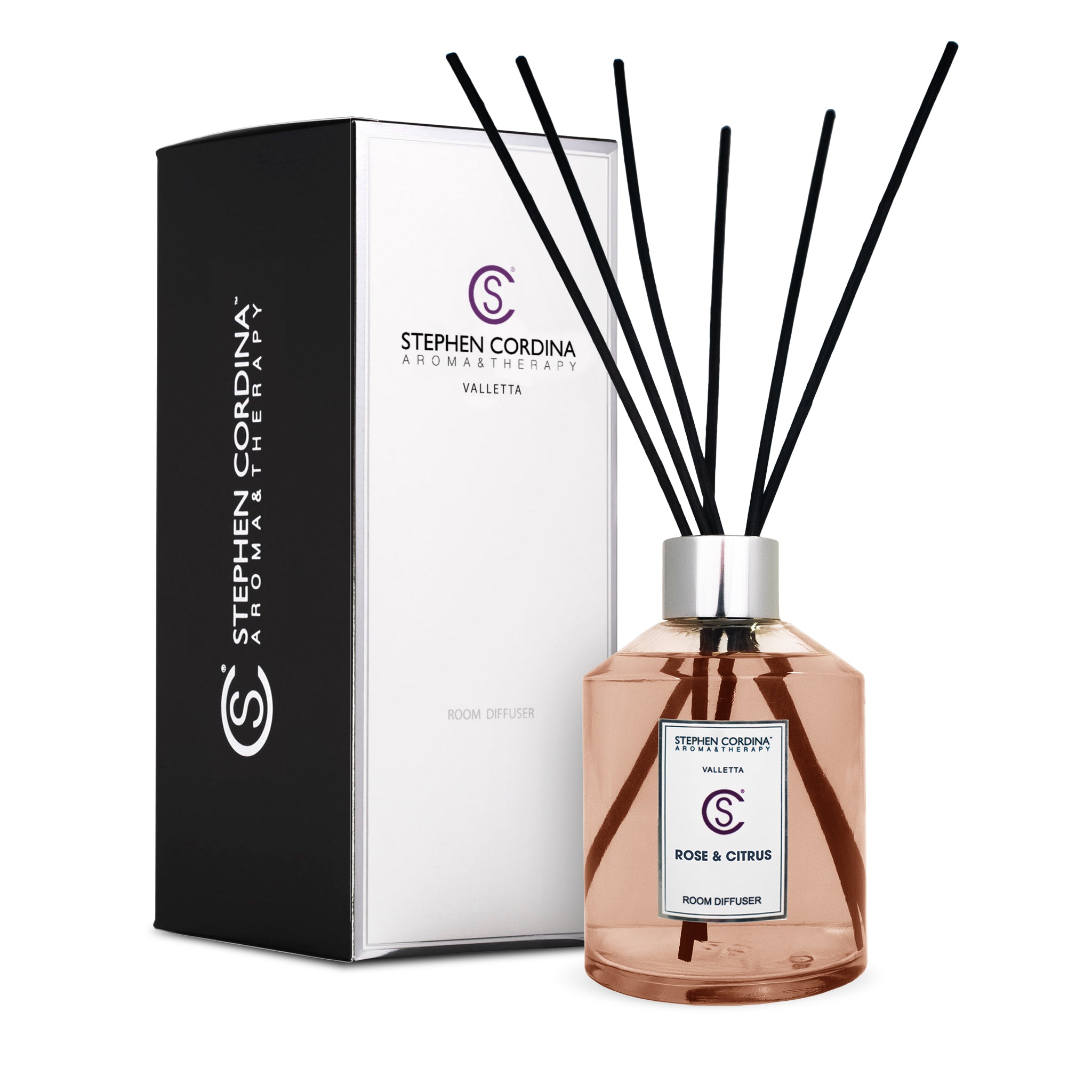 Rose & Citrus Room Diffuser 250ml – Stephen Cordina AROMA&THERAPY