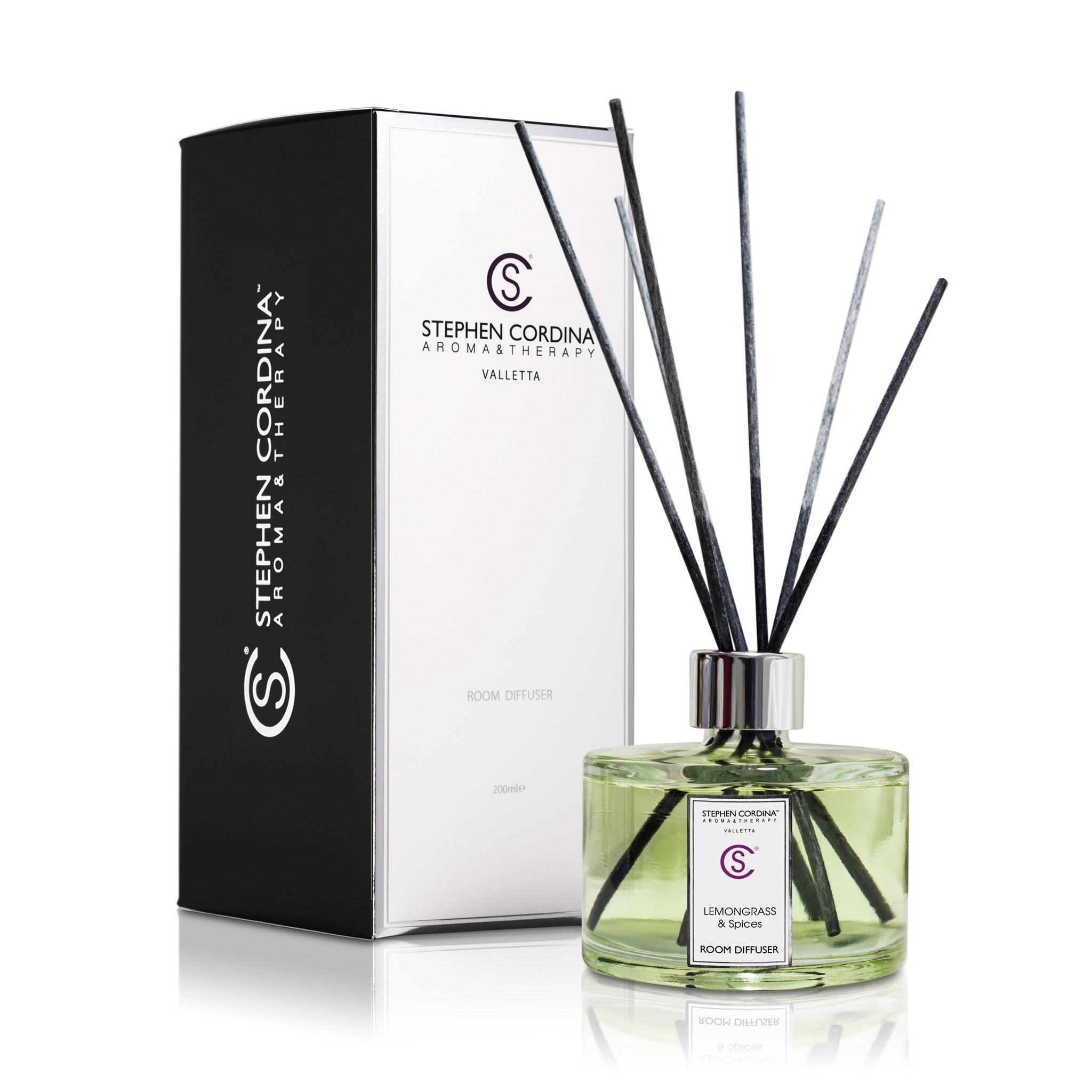 Lemongrass & Spices Room Diffuser 250ml – Stephen Cordina AROMA&THERAPY